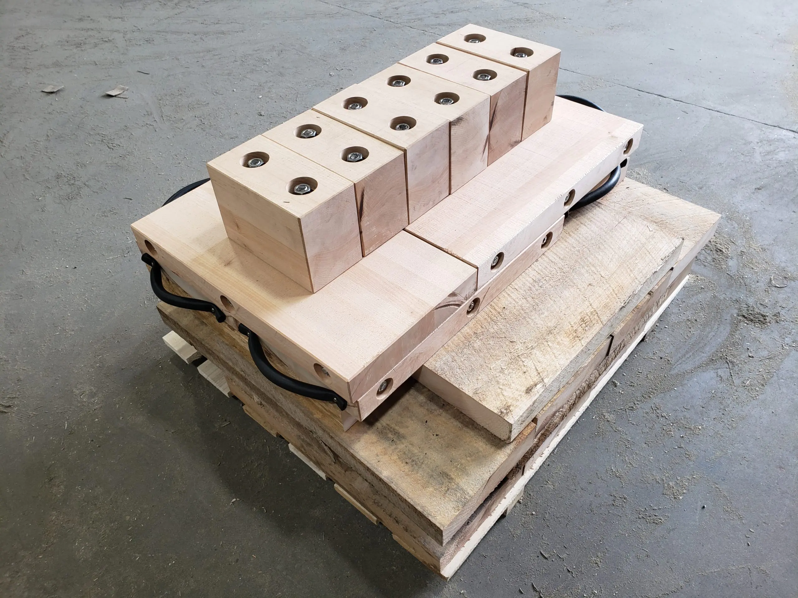 Maple Jack Blocks - Rail Ties by CarlWood