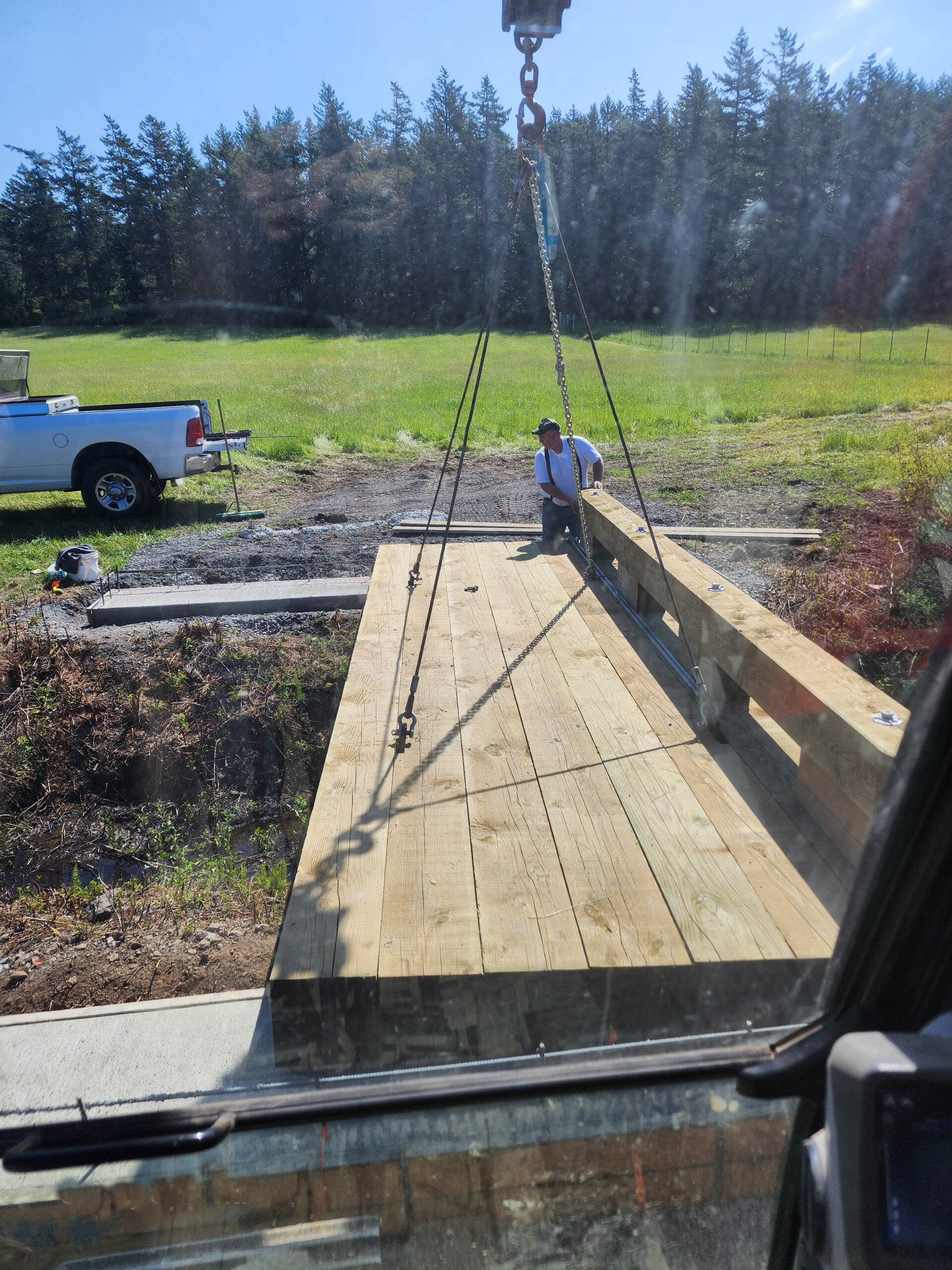 Quick deploy Timber Bridge with CL-625 Highway rating - Rail Ties by ...